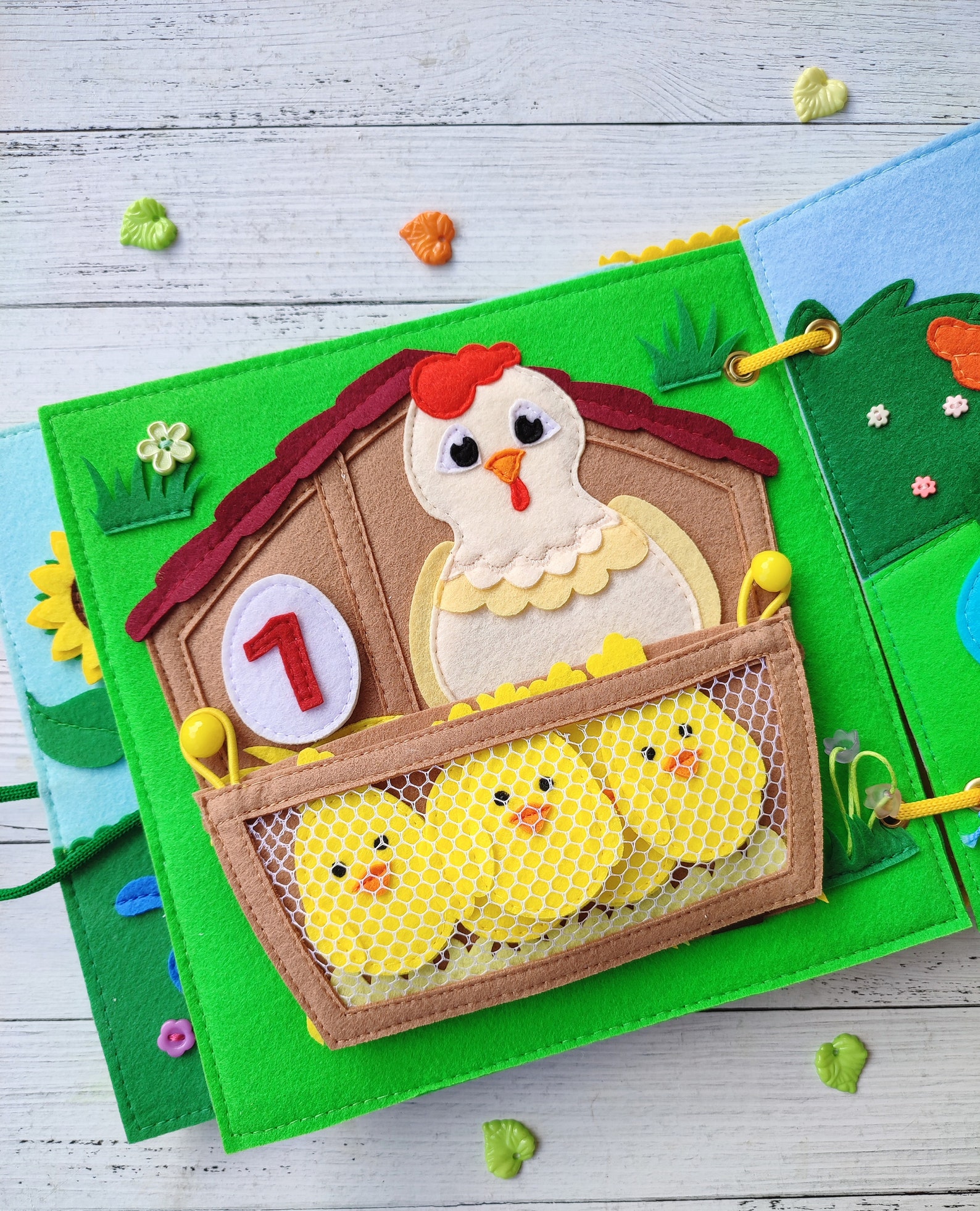 Farm Animals Quiet Book Pattern, Felt Activity Book Pattern Pdf, DYI ...