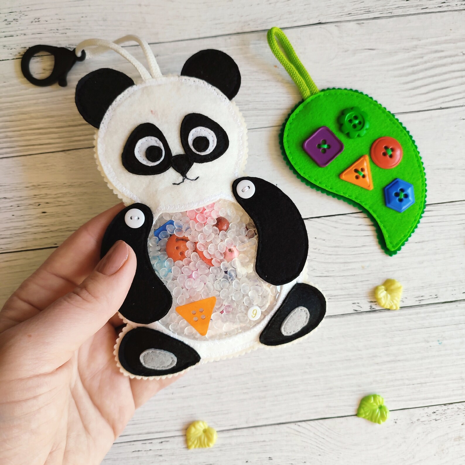Panda I Spy Bag Pattern & Tutorial, I Spy Game Felt Pattern, Montessori ...