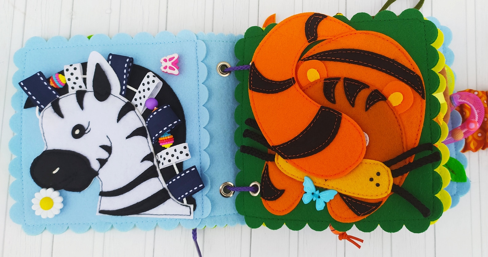 Quiet Book Pattern PDF & Tutorial Pages, Felt Book Pattern Svg, Quiet ...