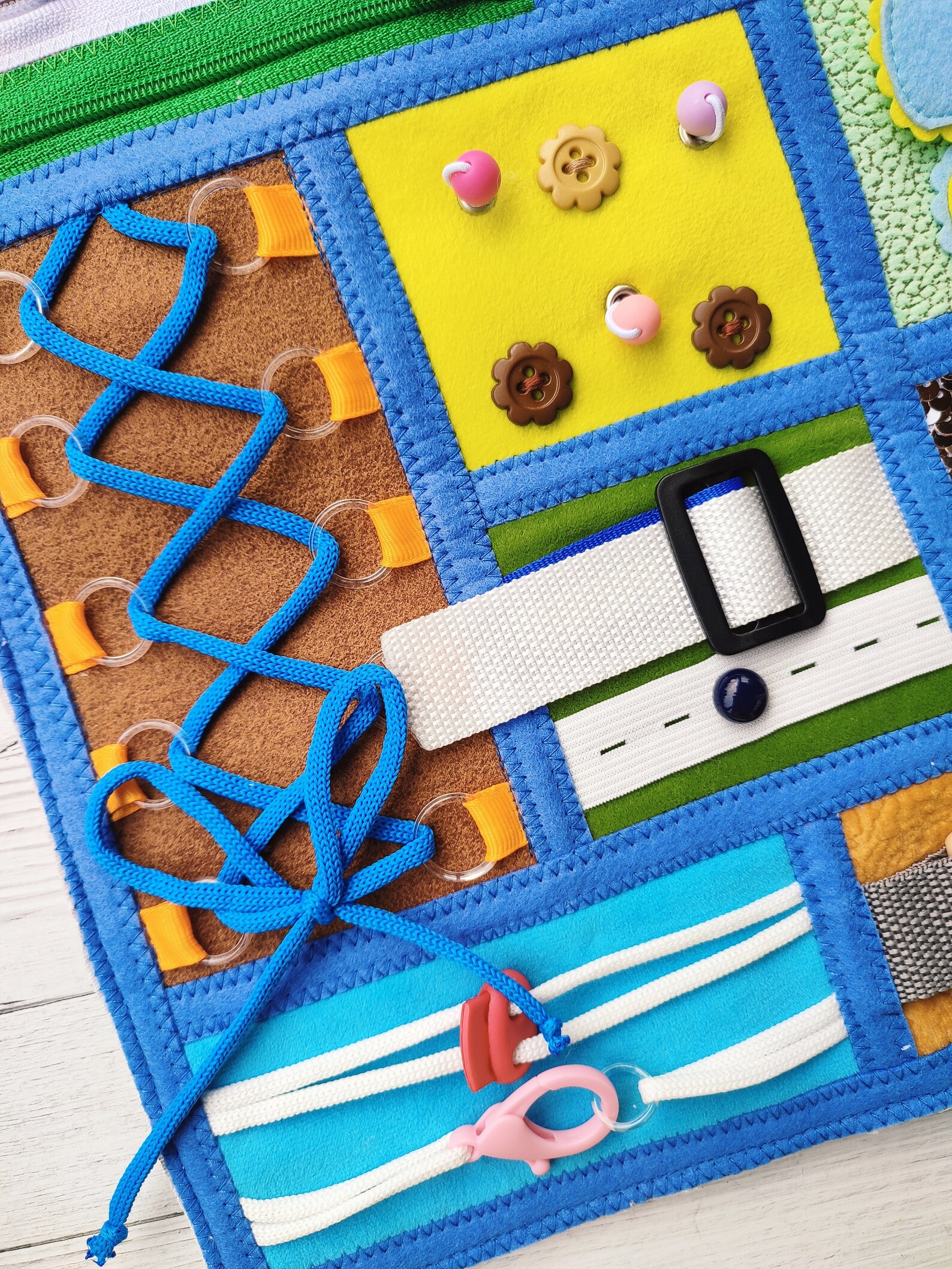 Fidget Blanket Mat Dementia Activities, Fidget Quilt, Baby Sensory ...