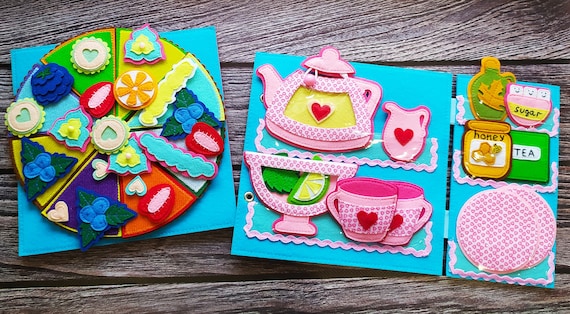 Cooking Quiet Book Pattern Pdf Kitchen Felt Book Pattern Svg - Etsy