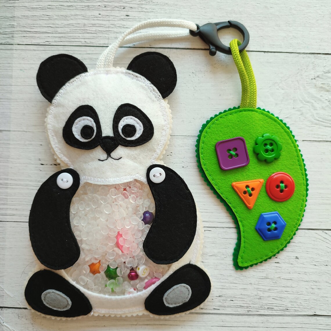 Panda I Spy Bag Pattern & Tutorial, I Spy Game Felt Pattern, Montessori ...