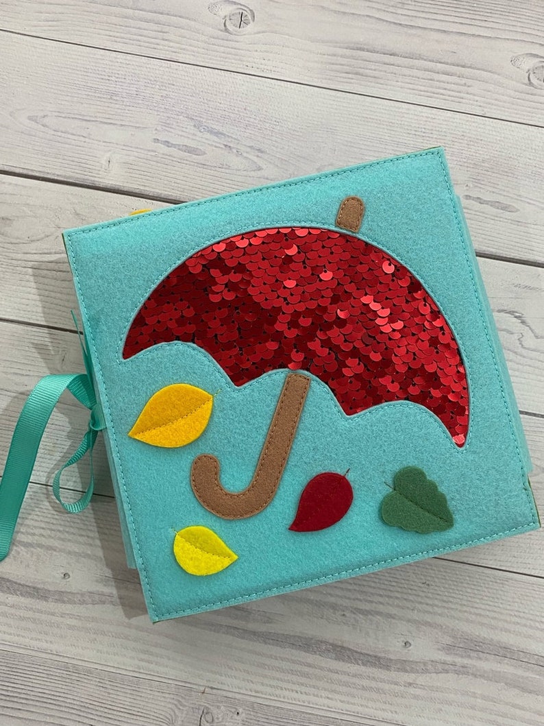 Autumn Quiet Book Pattern Pdf Felt Activity Book Pattern Pdf - Etsy