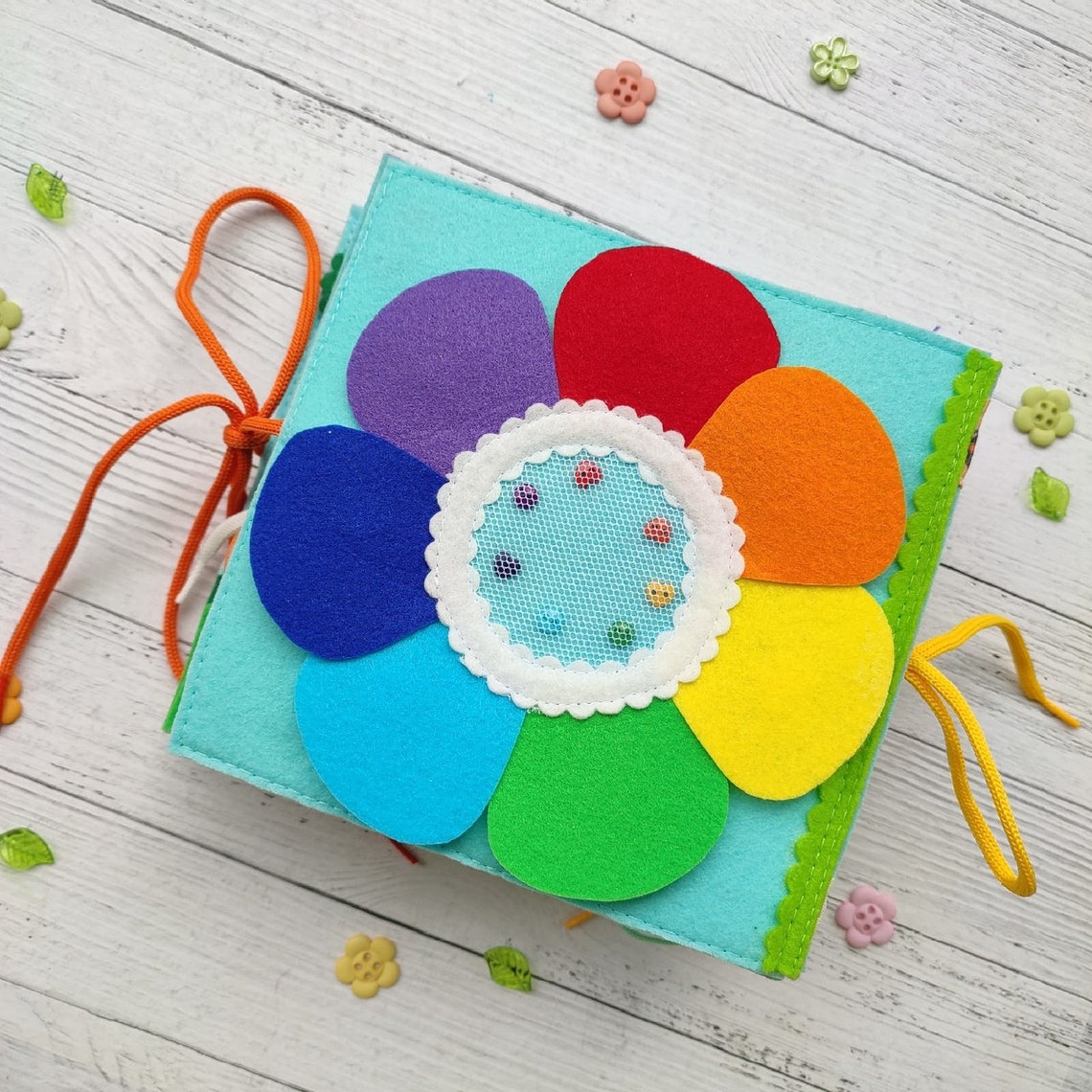 Animals Quiet Book Pattern PDF & Tutorial, Fox Mini Book, Felt Activity ...