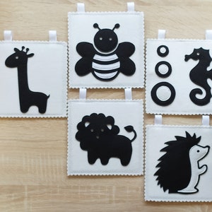 Infant Stimulation Contrasting Pattern, High Contrast Quiet Book ...