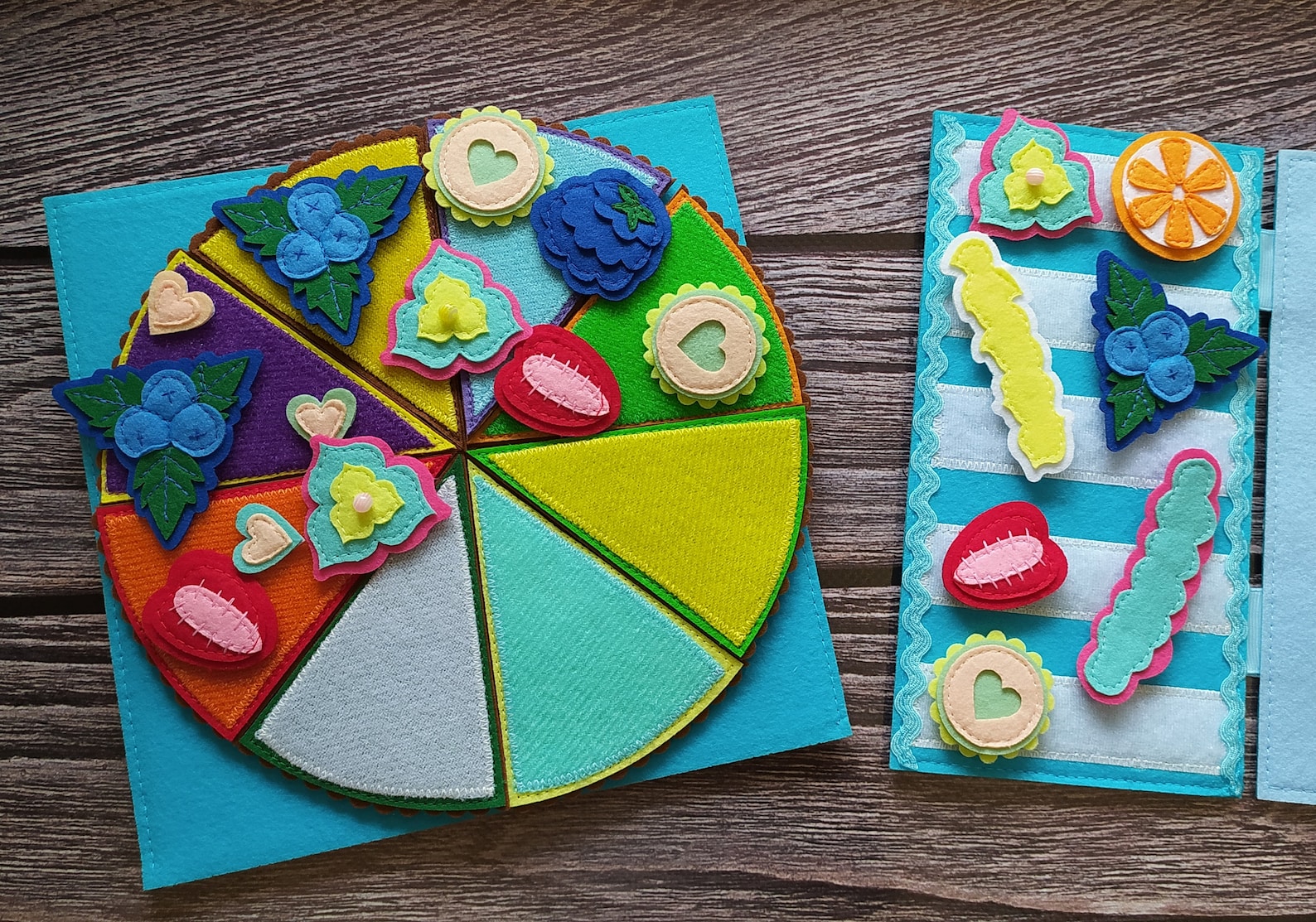 Cooking Quiet Book Pattern Pdf, Kitchen Felt Book Pattern Svg, Soft ...