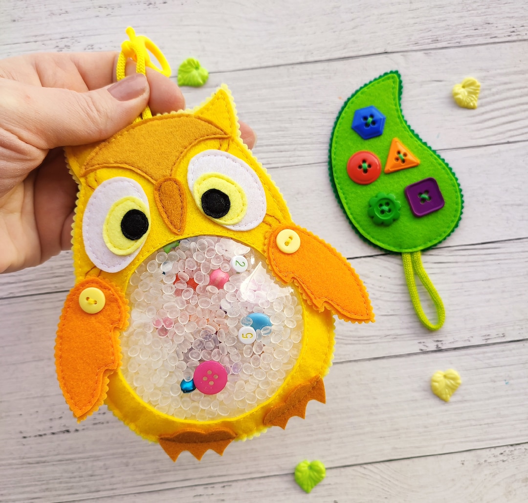 Owl I Spy Bag Pattern & Tutorial, I Spy Game Felt Pattern, Montessori ...