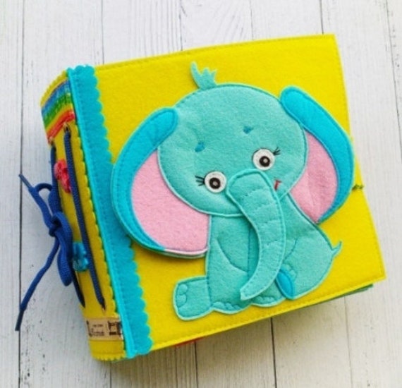 Animals Quiet Book Pattern PDF & Tutorial Pages Felt Book - Etsy