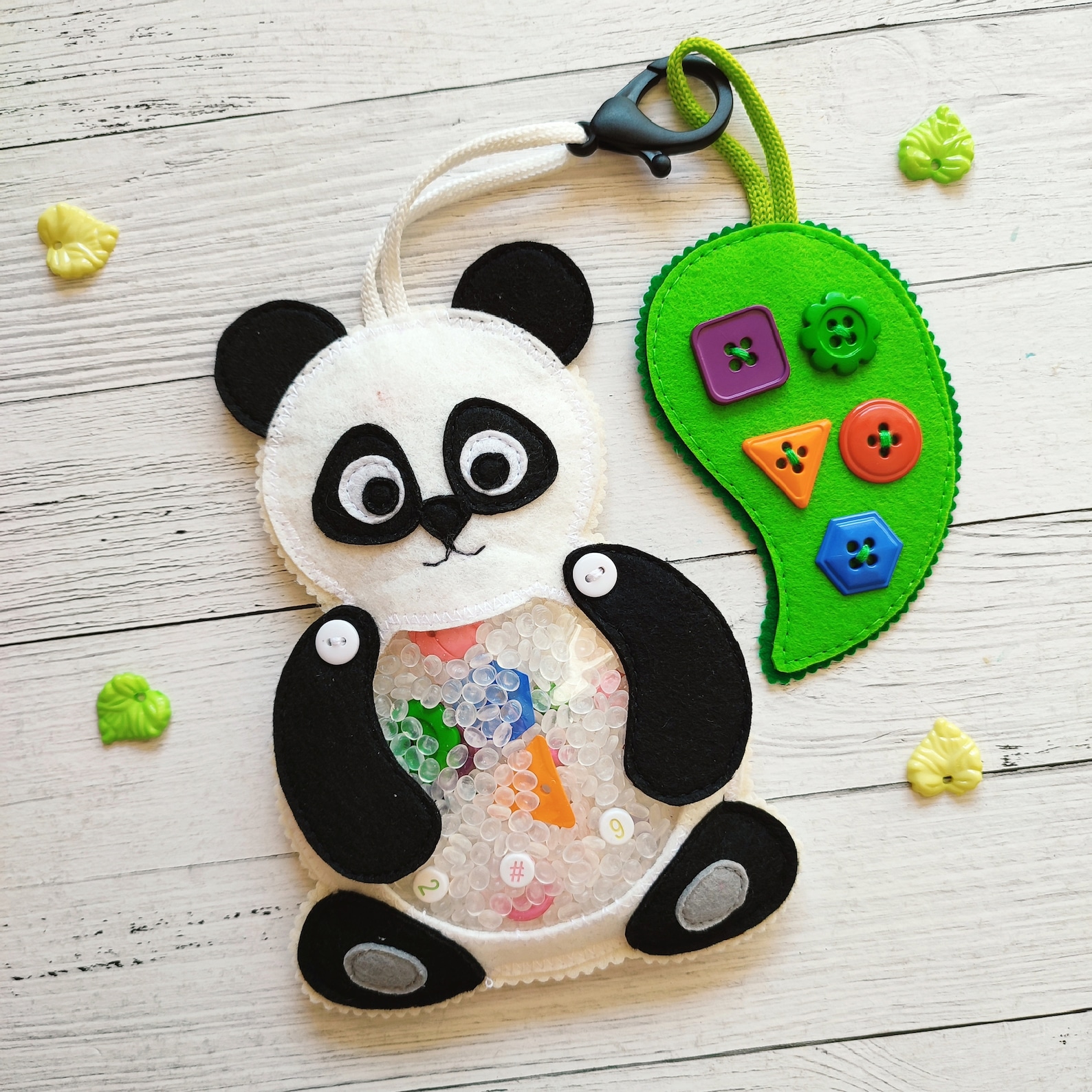 Panda I Spy Bag Pattern & Tutorial, I Spy Game Felt Pattern, Montessori ...
