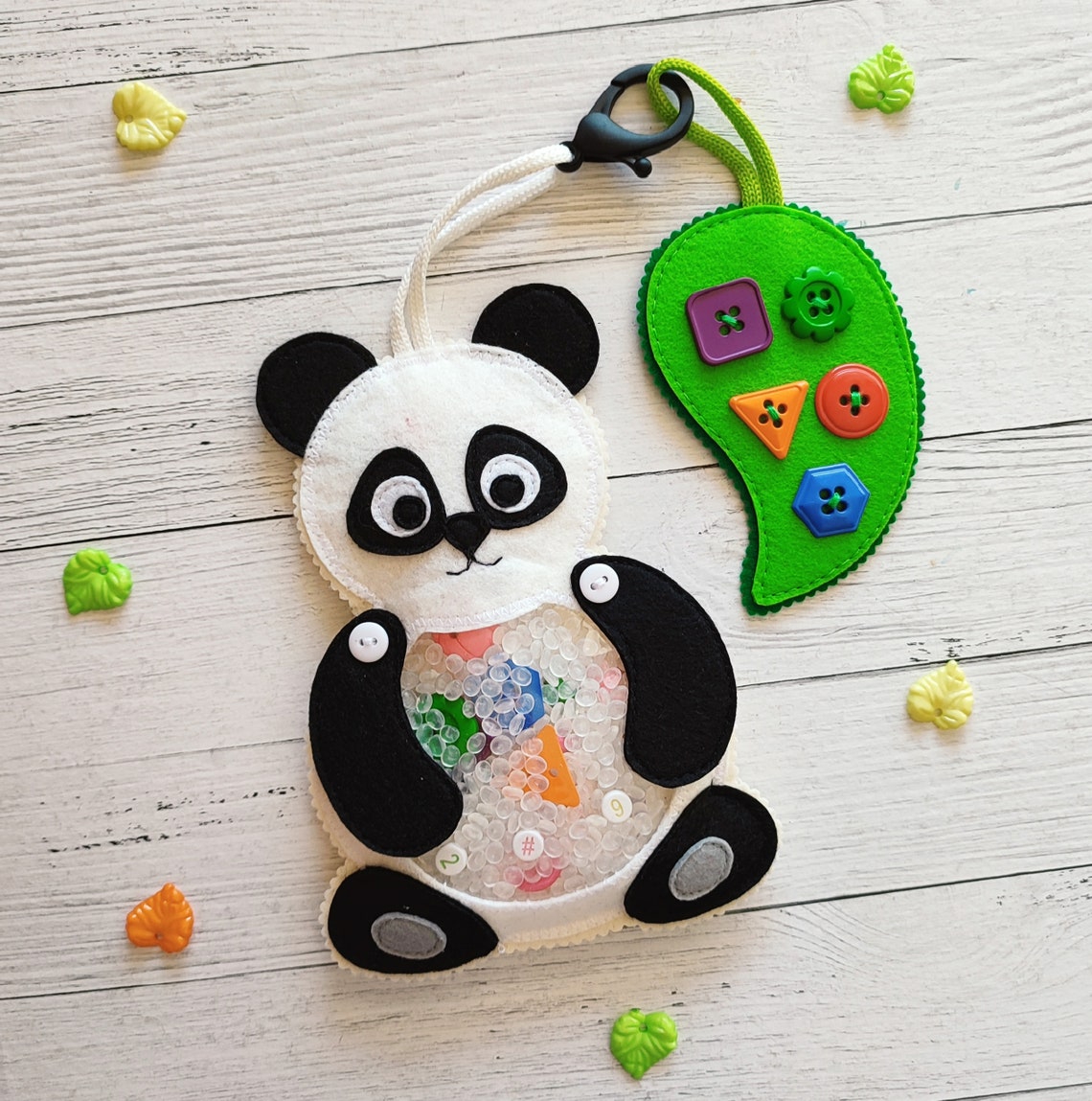 Panda I Spy Bag Pattern & Tutorial, I Spy Game Felt Pattern, Montessori ...