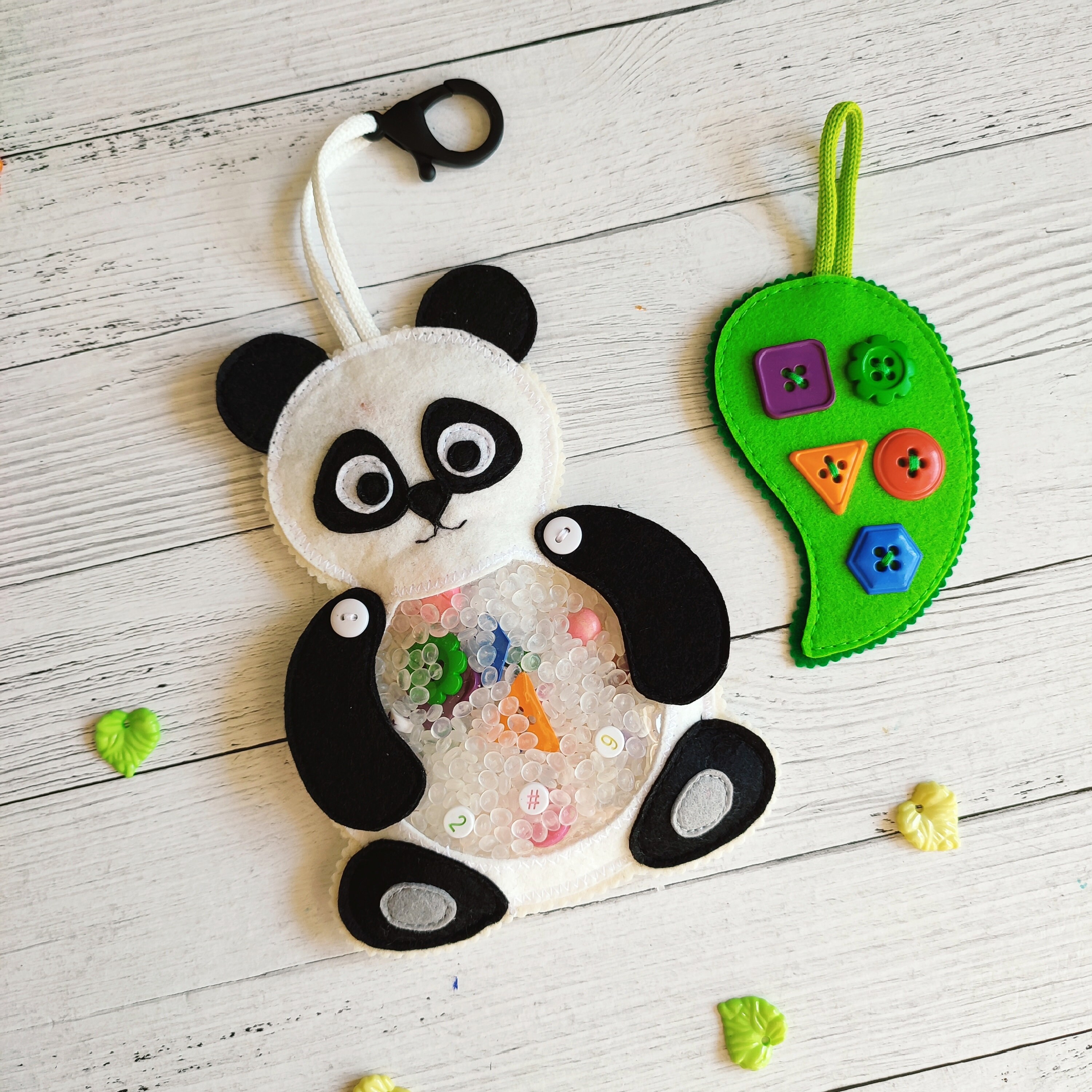 Panda I Spy Bag Pattern & Tutorial, I Spy Game Felt Pattern, Montessori ...