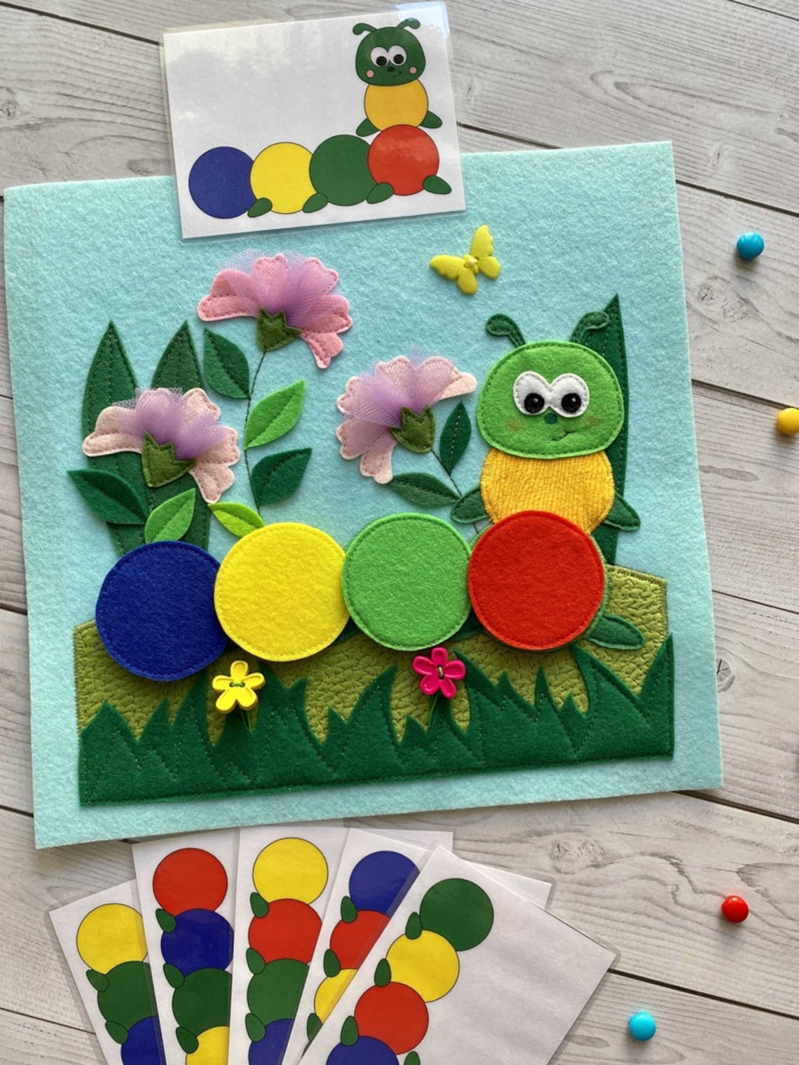 Insects Quiet Book Pattern PDF & Tutorial Pages Felt Book | Etsy