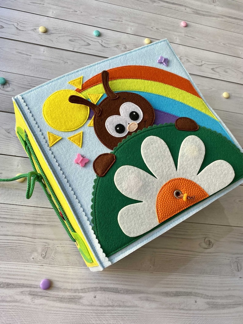 Insects Quiet Book Pattern PDF & Tutorial Pages Felt Book - Etsy
