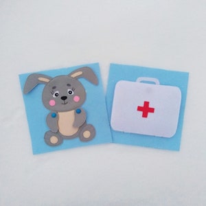 Doctor Quiet Book Pattern , Felt Book Pattern Pdf, Soft Sensory Book ...