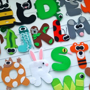 Felt Alphabet Pattern, ABC Quiet Book Pattern , First Montessori ...