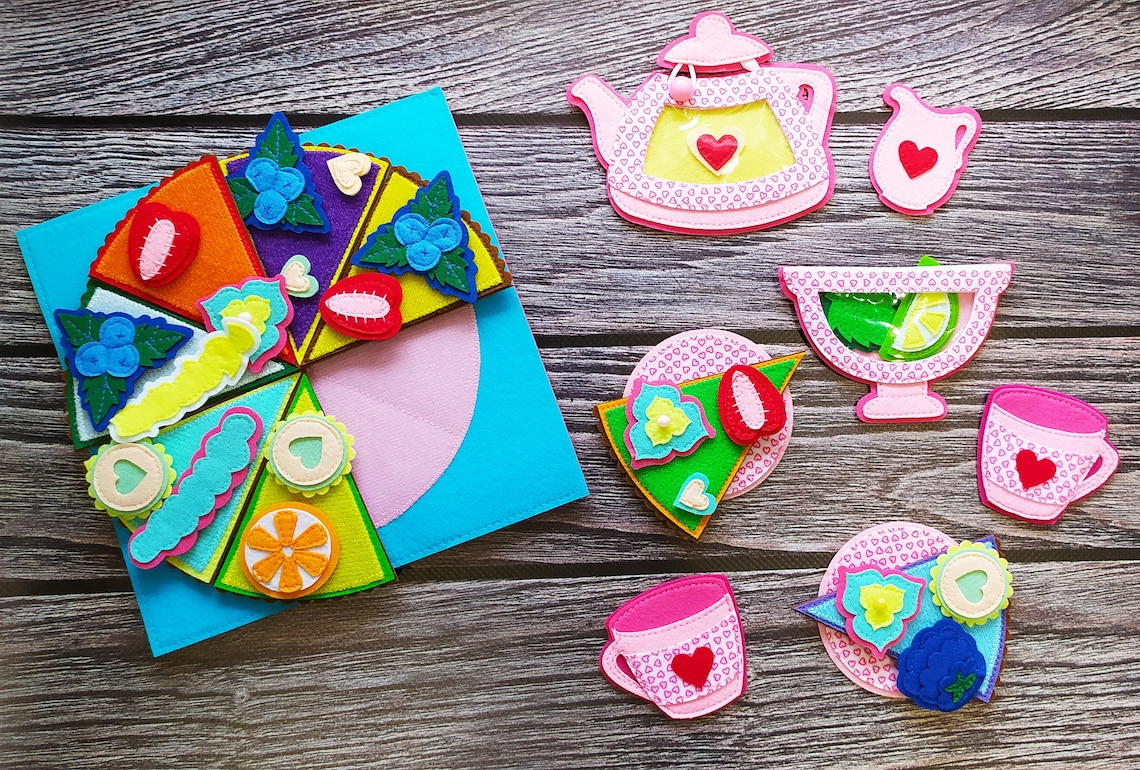 Cooking Quiet Book Pattern Pdf Kitchen Felt Book Pattern Svg | Etsy