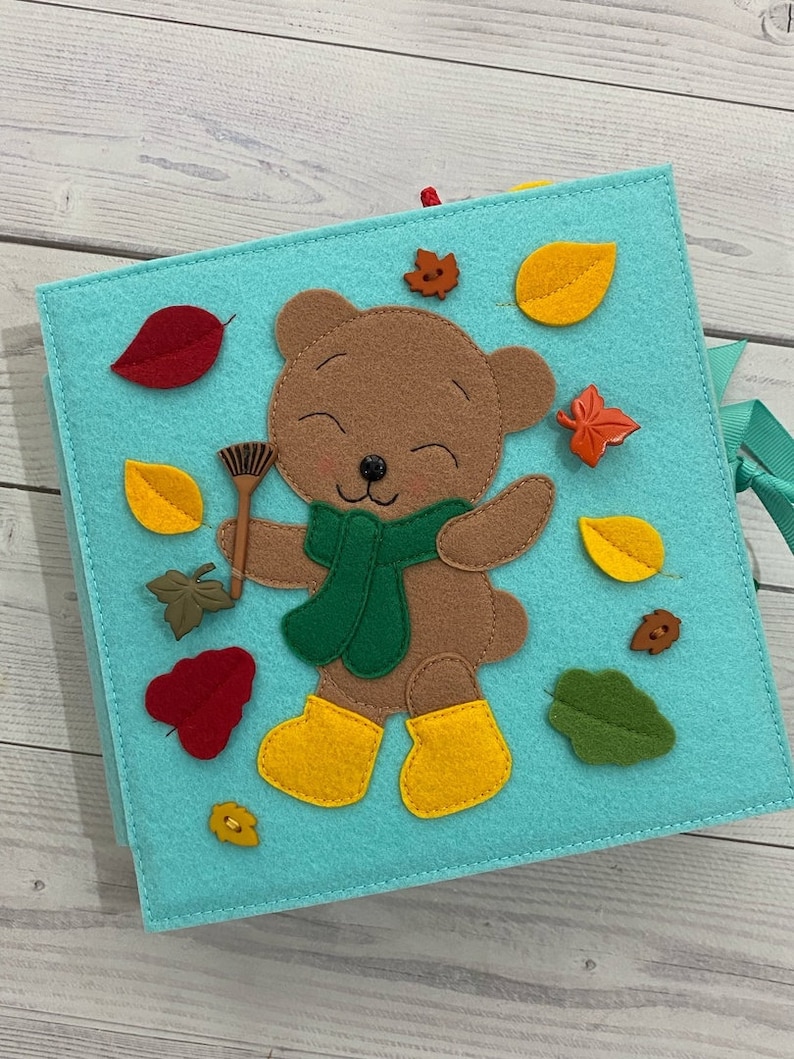 Autumn Quiet Book Pattern Pdf Felt Activity Book Pattern Pdf - Etsy