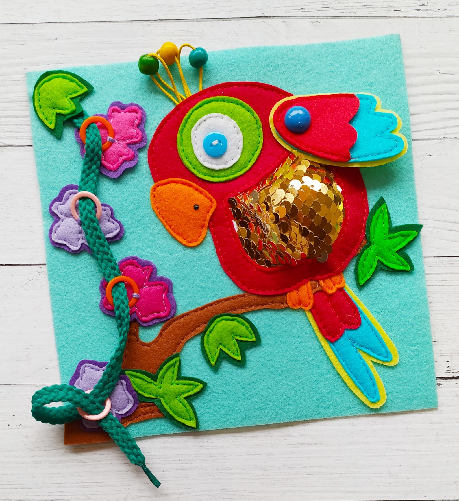 Animals Quiet Book Pattern PDF & Tutorial Pages Felt Book - Etsy