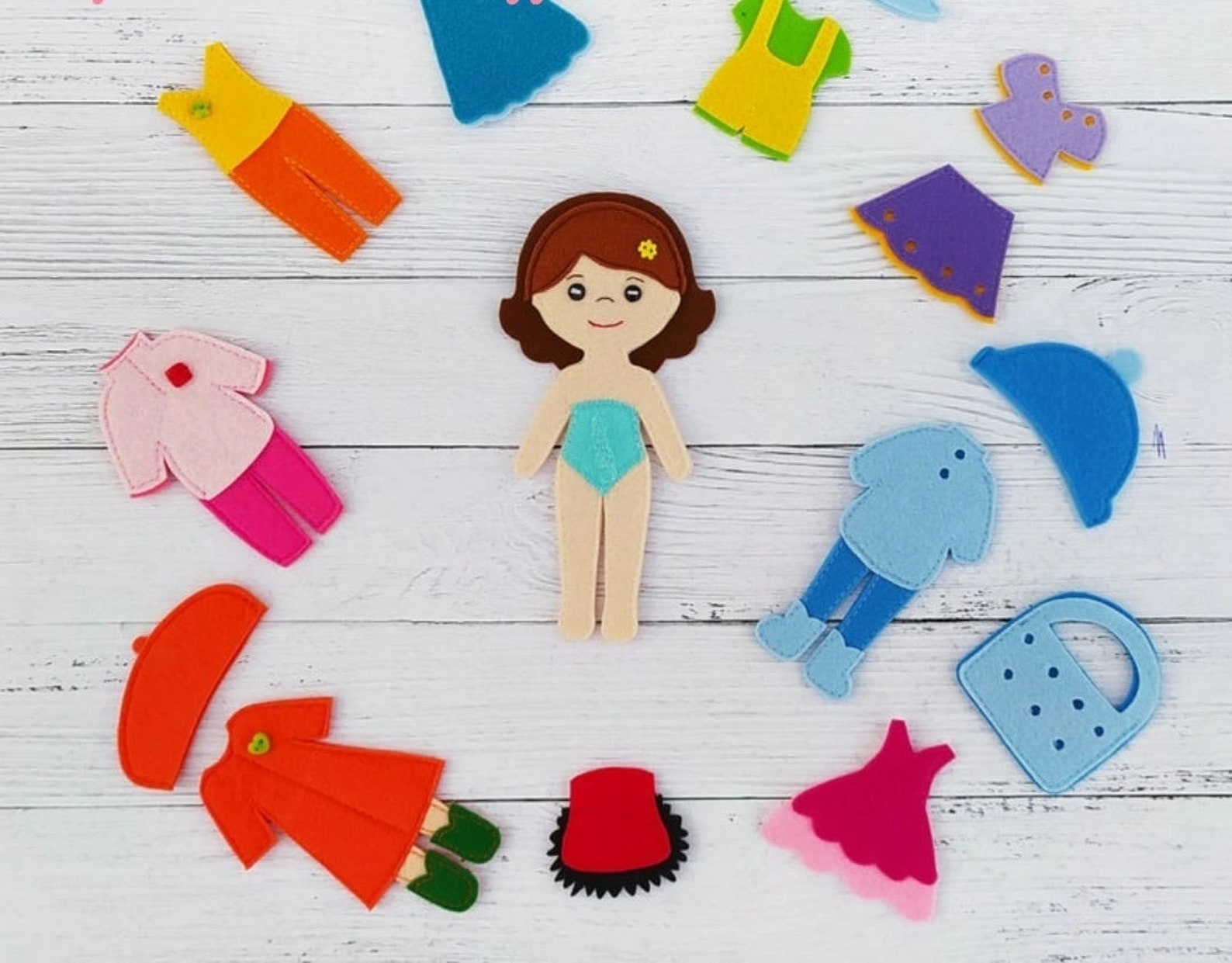 Quiet Book Dollhouse Pattern, Felt Book Pattern Pdf, Felt Doll Pattern ...