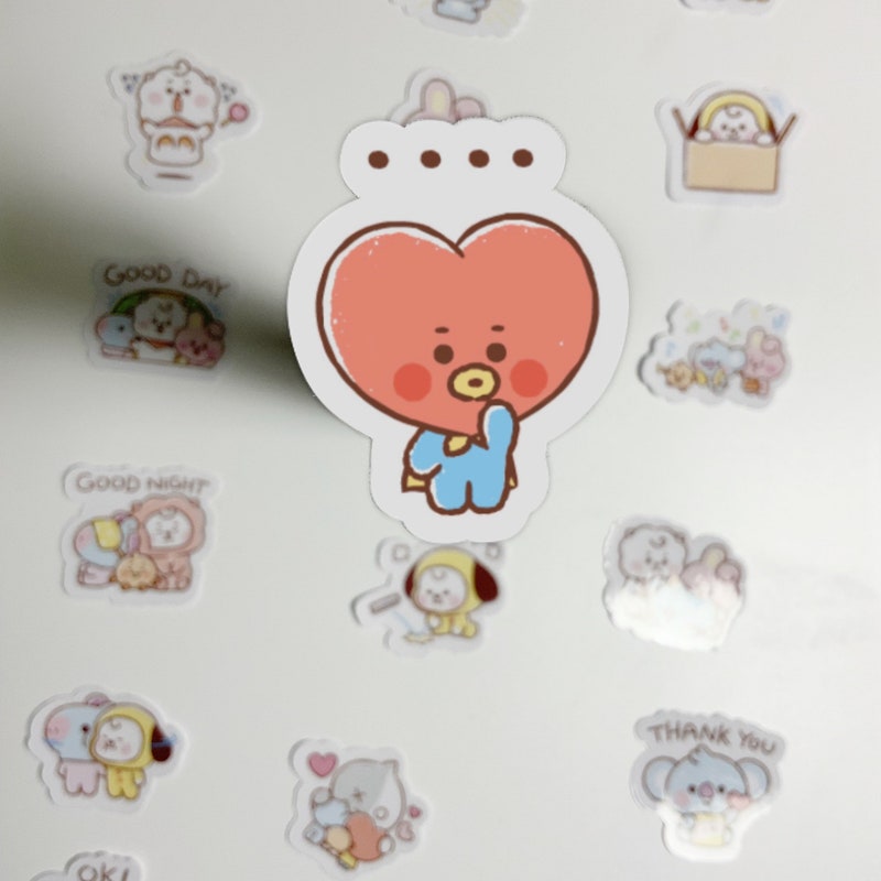 Bt21 Stickers - Etsy