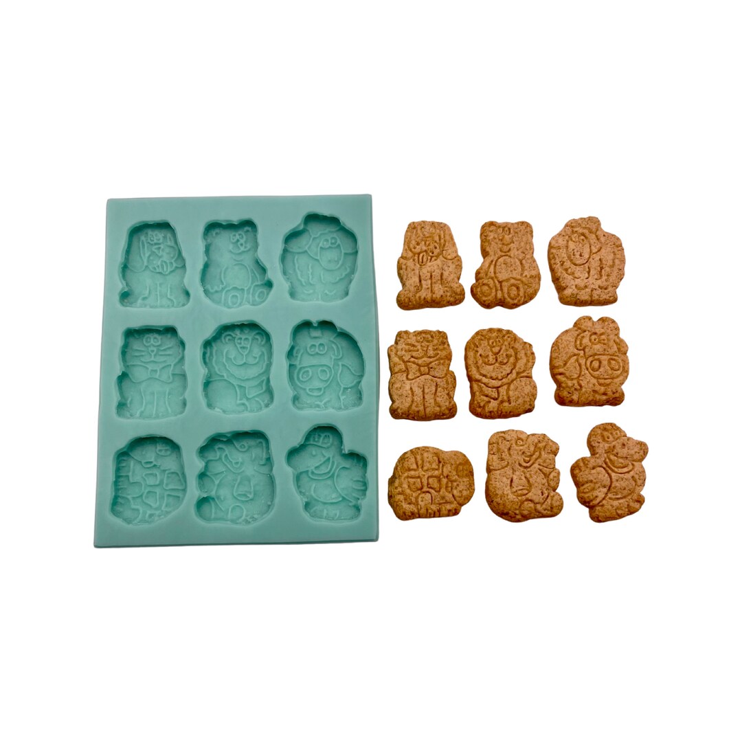 Animal Cookie Silicone Mold | Animal Cracker Mold - Etsy