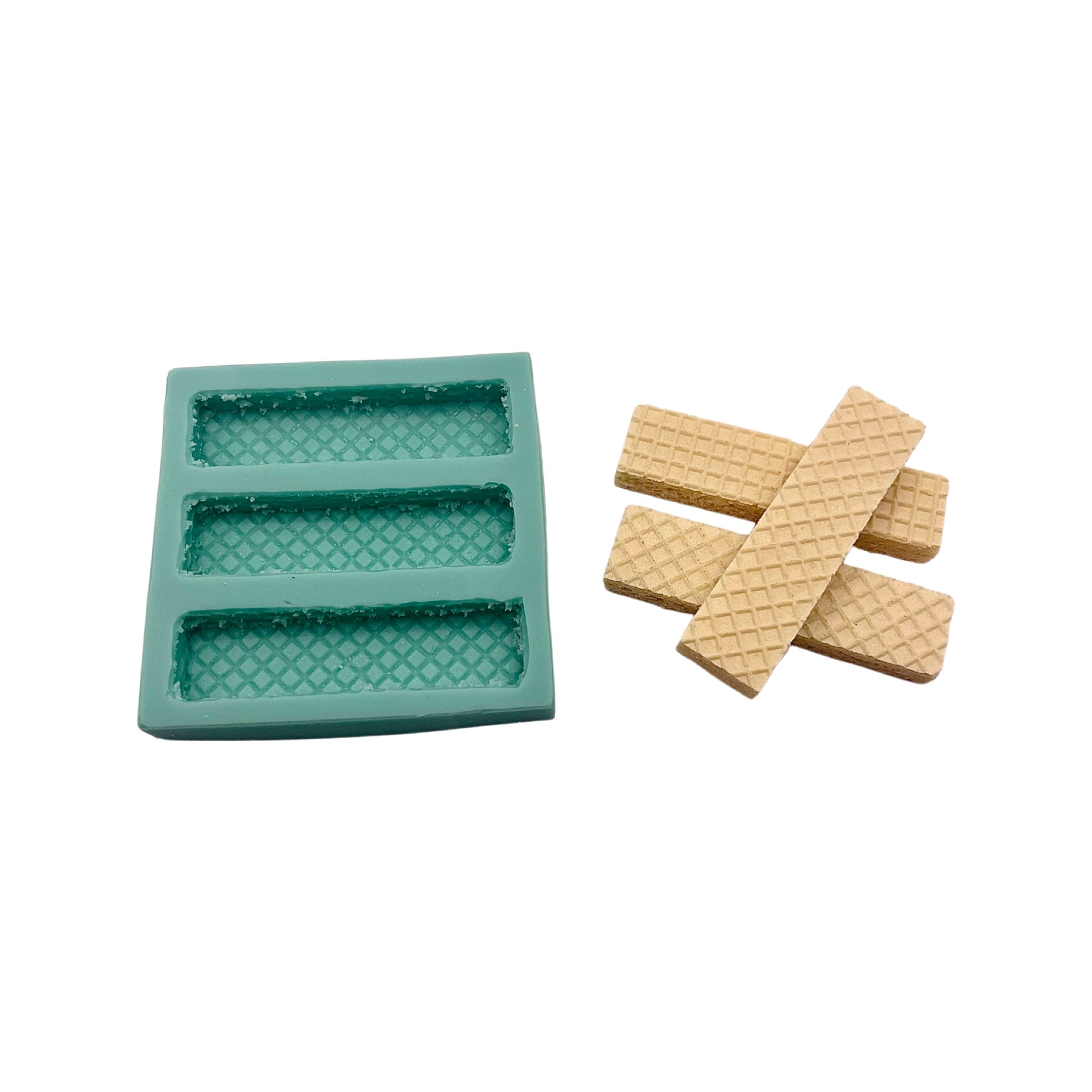 Wafer Cookie Silicone Food Mold Wax Melt Mold Candle Mold - Etsy