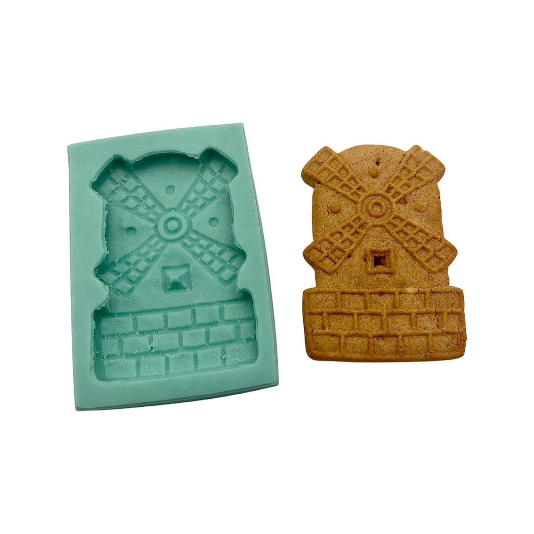 Windmill Cookie Silicone Food Mold | Soap Mold | Candle Mold | Wax Melt ...