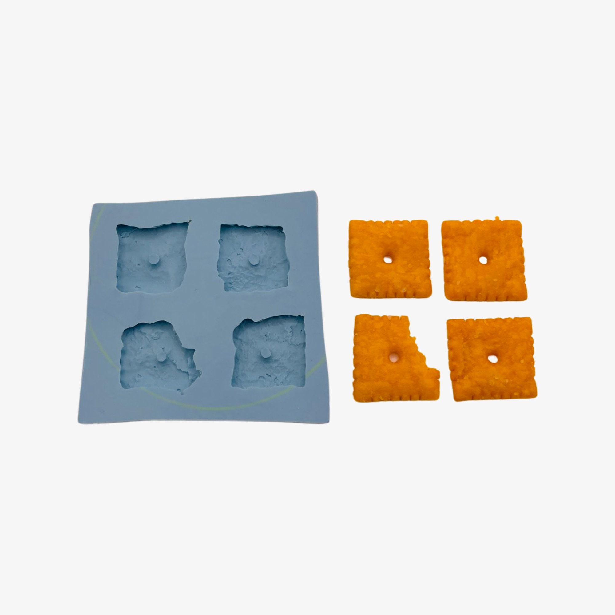 Cheez It Cheese Cracker Silicone Mold - Etsy