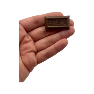 Hersheys Bar 8 Cavity Realistic Food Silicone Mold Wax Embed Fondant ...