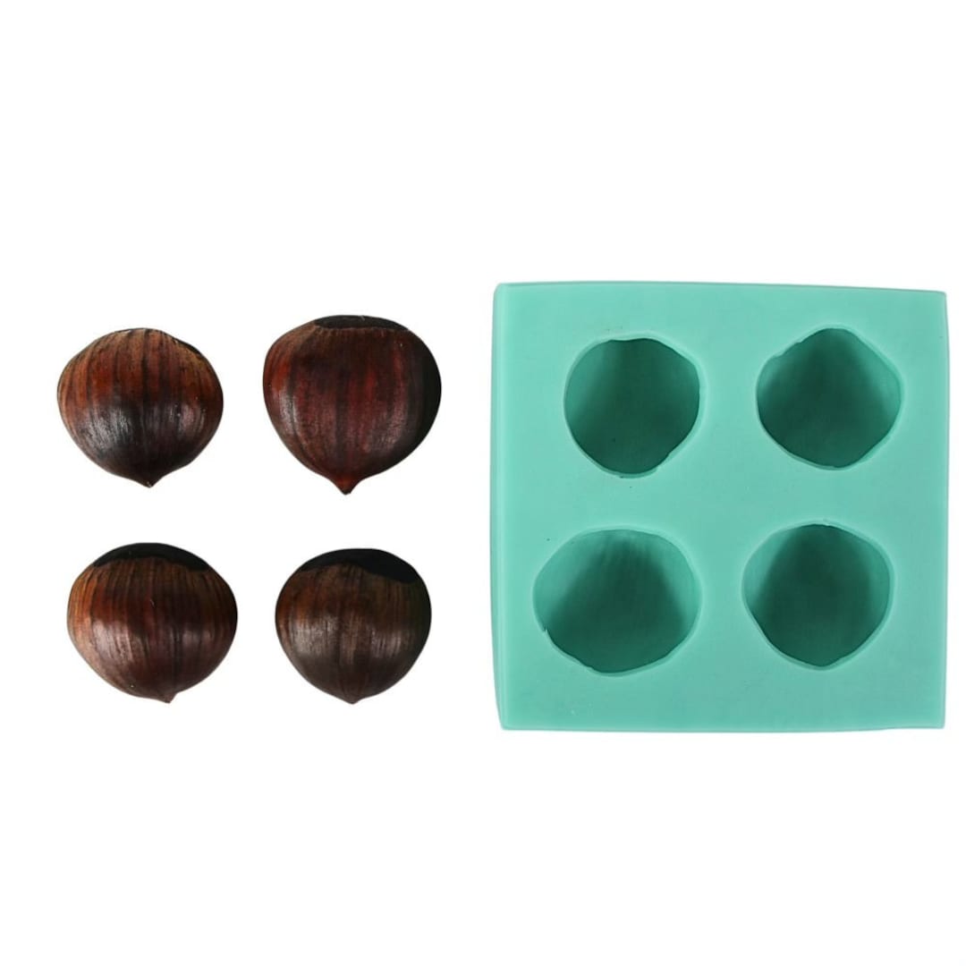 Chestnuts Silicone Mold, Wax Melt Nut Mold, Chocolate Mold..etc - Etsy