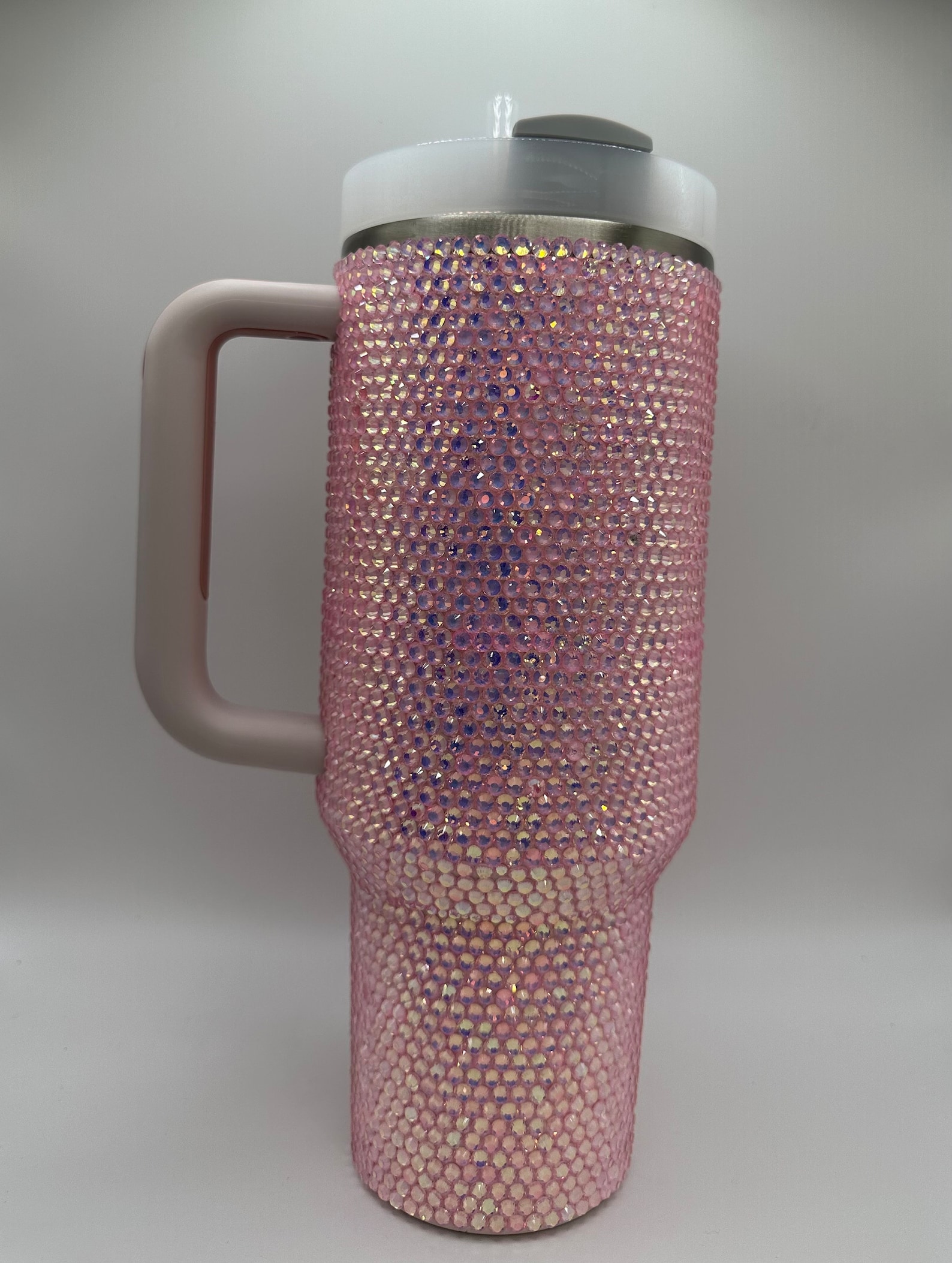 Stanley 40 Oz Blinged /rhinestoned Pink Stanley Cup - Etsy