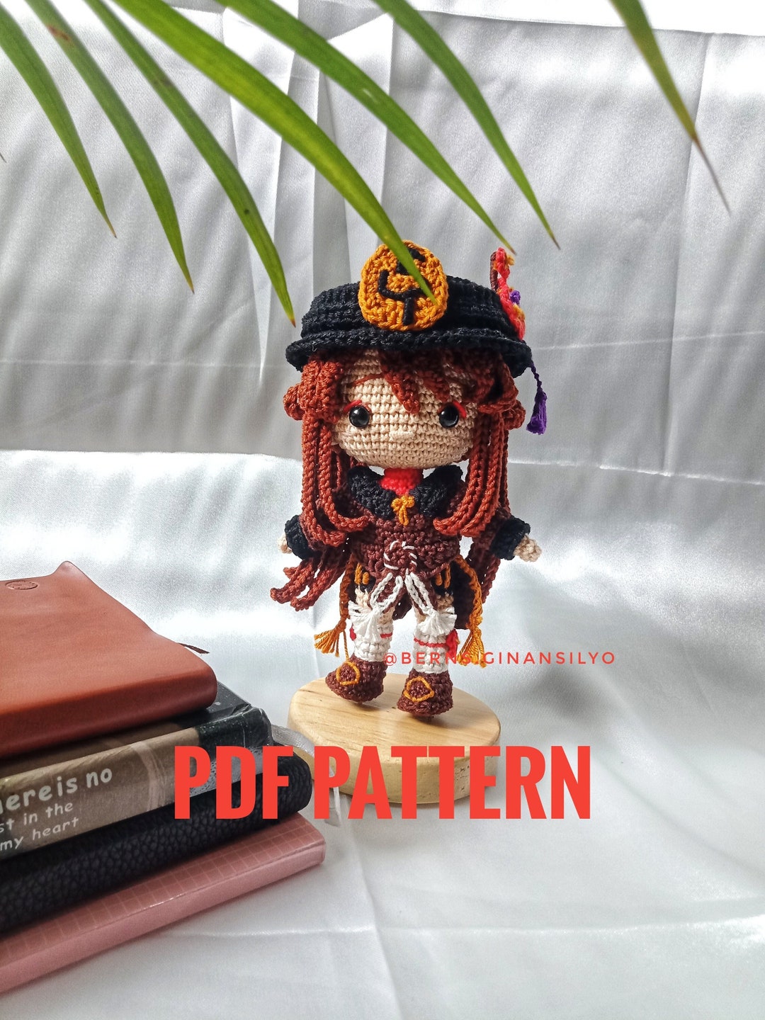 PDF PATTERN Hutao Amigurumi Doll Crochet - Etsy