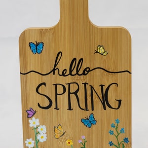 Spring Decorative Board - Etsy