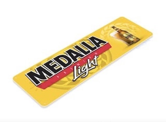 Home & Living Medalla Light Tin Sign 11x8 inch brewing brewery ...