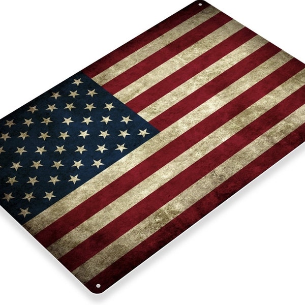United States Tin Flag - Etsy