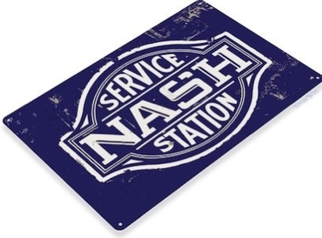 Nash Service Station 11x8 Inch Tin Sign Vintage Retro Classic - Etsy