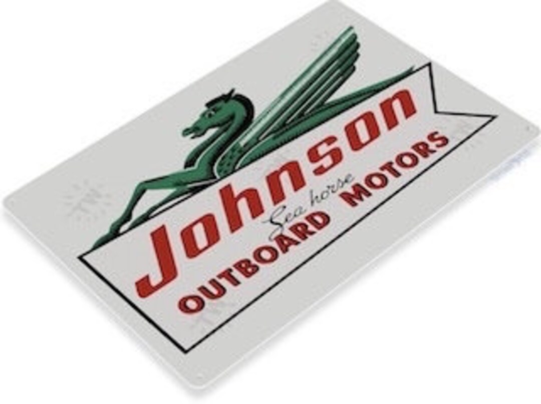 Johnson Outboard Motors 11x8 Inch Tin Sign Oil Fishing Ski - Etsy