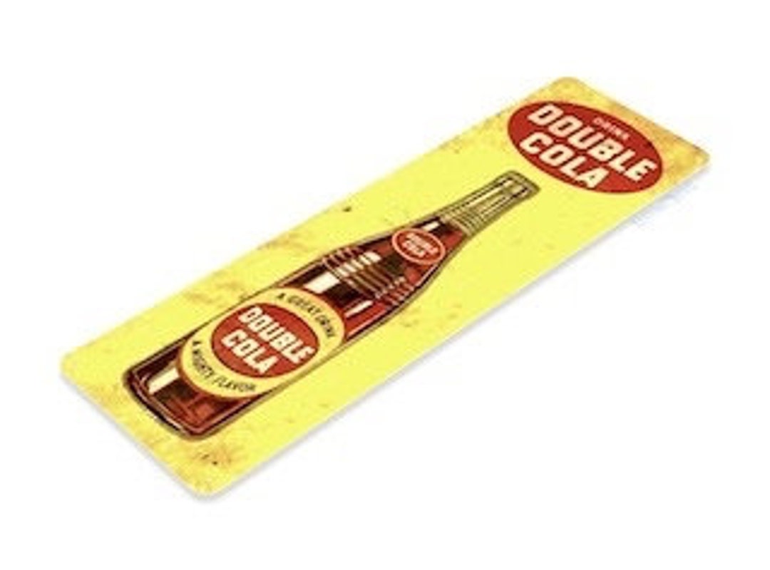 Double Cola Tin Sign 11x4 Inch Chattanooga Tennessee Drink the Mighty ...