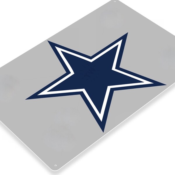 Dallas Cowboys Tin Sign - Etsy