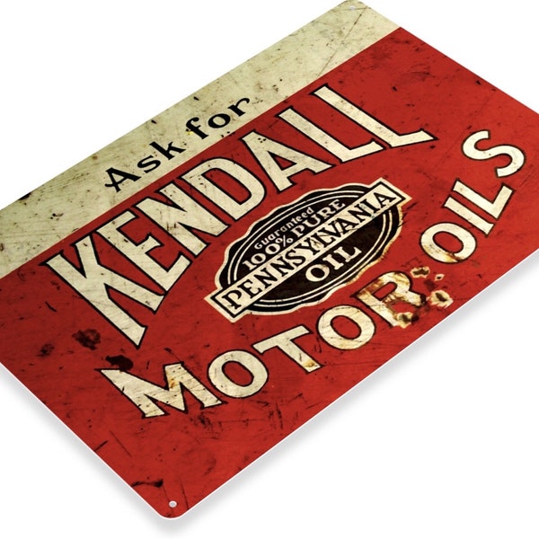 Kendall Motor Oil Sign - Etsy