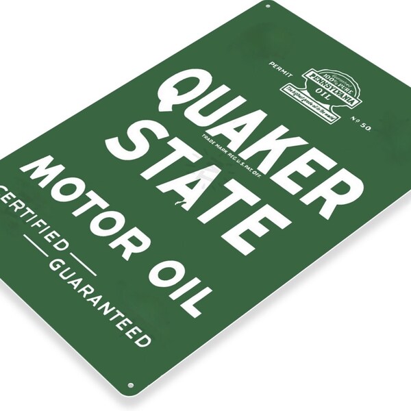 Quaker State Signs - Etsy