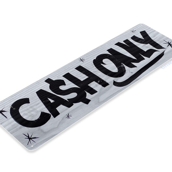 Cash Prefered Sign - Etsy