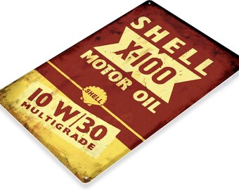 Shell Motor Oil Sign - Etsy