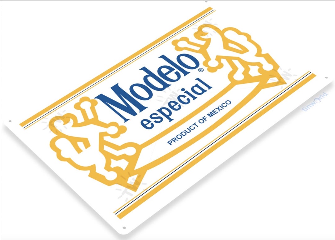 Modelo Especial Cerveza Tin Sign 11x8 Inch Retro Bait Shop - Etsy