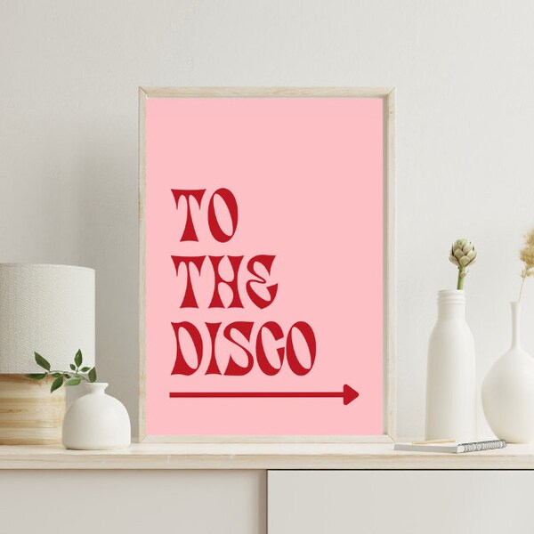 Disco Poster Birthday - Etsy