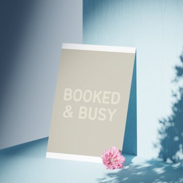 Booked & Busy Poster digital Download Home Office, Wall Art, Home Decor ...