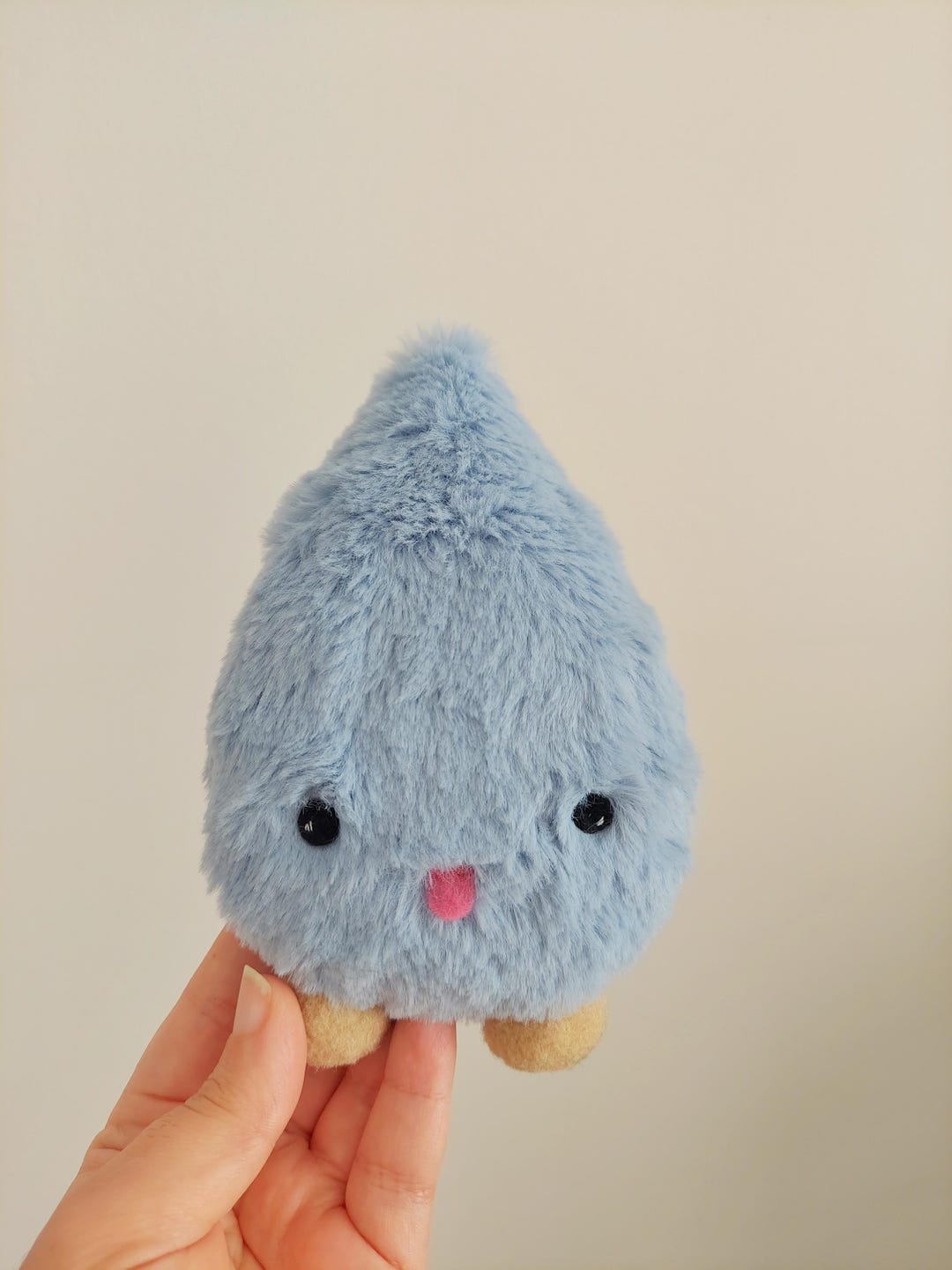 Drop Plush, Little Plushie, Cute Drop, Handmade Plushie, Blue Plush - Etsy