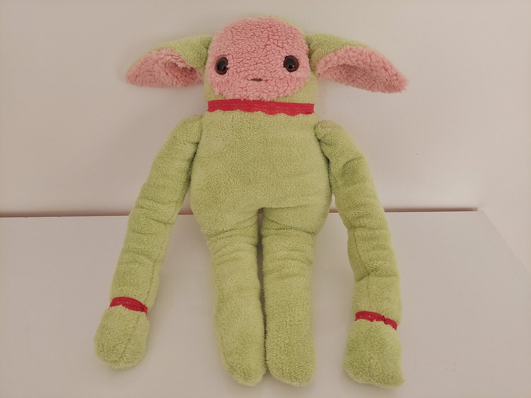 Green Cute Plush, Sweet Plushie, Ooak, Handmade Toy, Stuffed Plush - Etsy