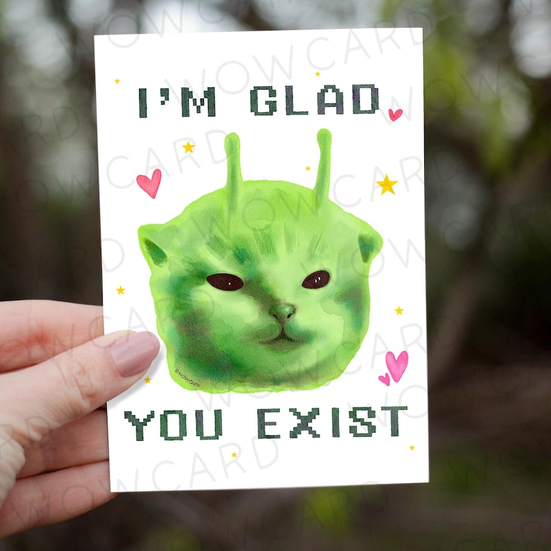 Glorp Alien Cat - Etsy