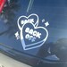 Back off Car Decal, Cute Vinyl Car Decal, Car Stickers, Trendy Car ...